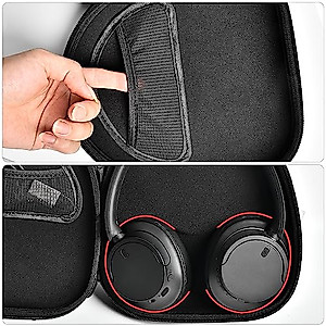 PAIYULE Case Compatible with Sony WH-CH720N Noise Canceling Wireless Headphones Bluetooth Over The Ear Headset, Carrying Storage Bag for Sony WH-CH520/ for Edifier W820NB Plus (Box Only)