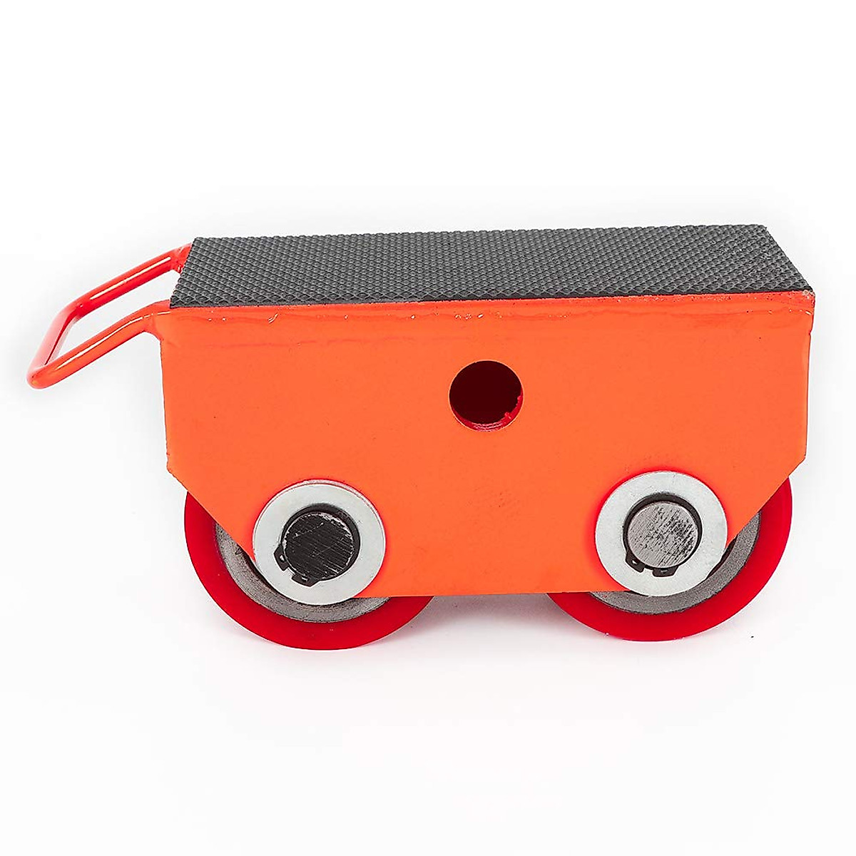 Machinery Skate, 2.5T/5500lbs Fixed Steel Machinery Roller Mover w/Strong Rigid PU Roller & Rubber Surface, Heavy Duty Machine Dolly Skate for Industrial Moving Equipment