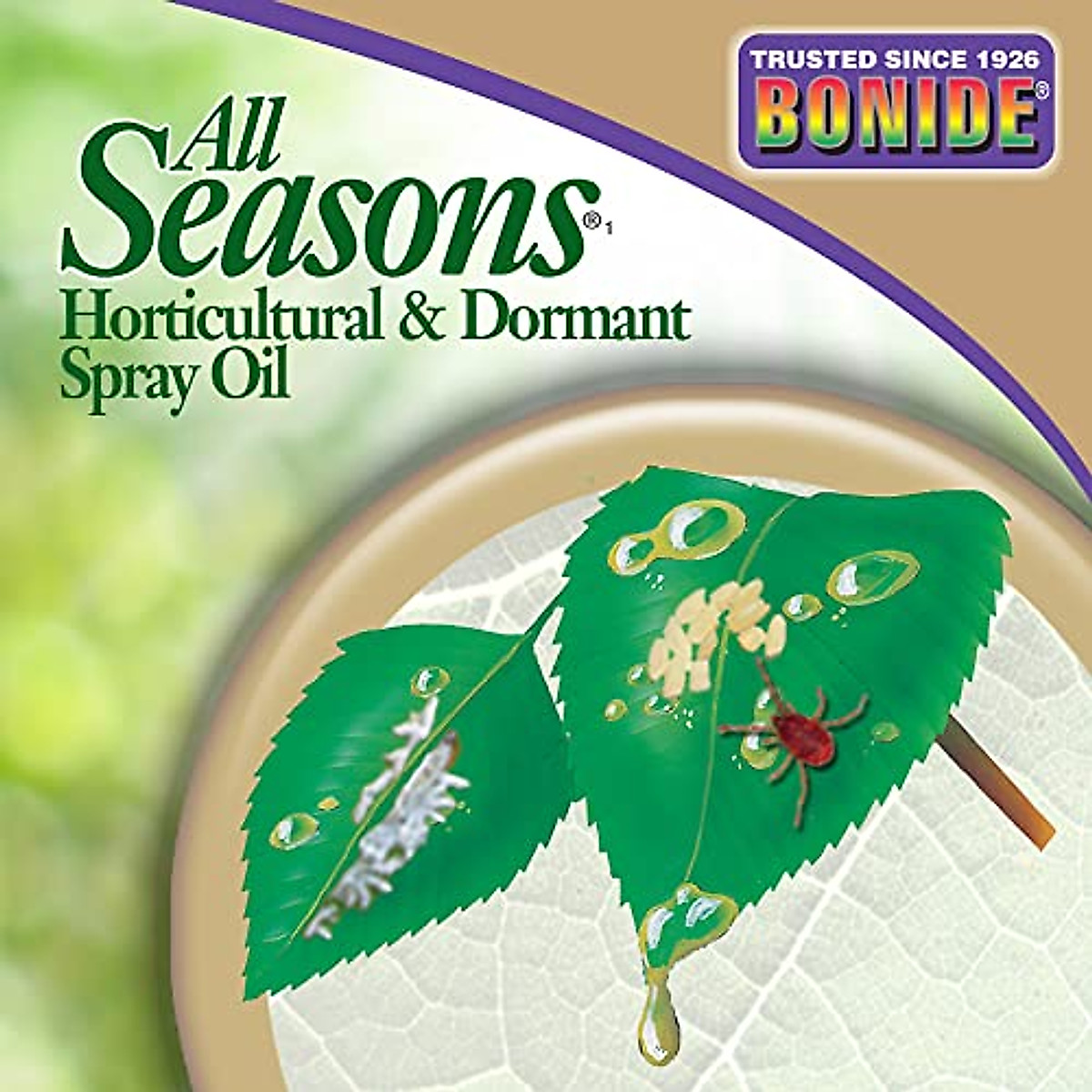 Bonide All Season Horticultural & Dormant Spray Oil, 32 oz Ready-to-Use Spray, Disease Prevention and Insect Killer for Organic Gardening
