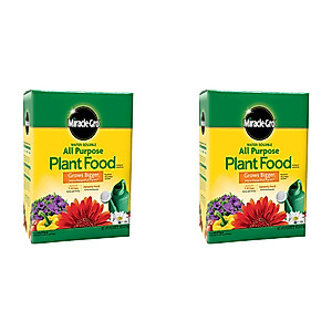 Miracle-Gro Water Soluble All Purpose Plant Food, 10 lbs, Pack 2