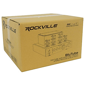 Rockville BluTube Tube Amplifier/Home Theater Bluetooth Receiver+(2) 8" Speakers