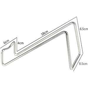 FrontierDecoration Frontier Simple Chrome Steel Wine Bottle Holder Tabletop Wine Rack