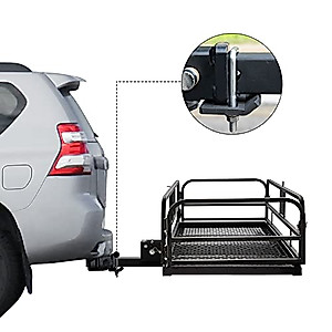 WILDROAD Hitch Tightener Anti-Rattle Heavy Duty Stabilizer Clamp for 2" Hitches Rust-Free Coating Simple Installation for Hitch Cargo Carrier Bike Rack Trailer