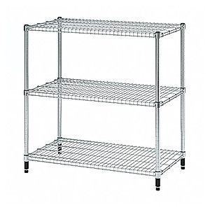 IKEA Omar Shelf Unit Galvanized 36 1/4x19 5/8x37 704.830.71