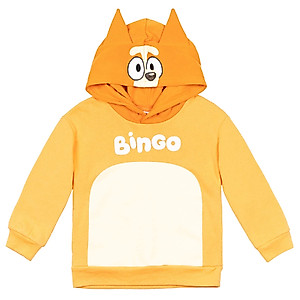Bluey Bingo Toddler Boys Fleece Matching Family Pullover Hoodie 5T
