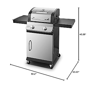 Dyna-Glo DGP321SNP-D Premier 2 Burner Propane Gas Grill, Stainless