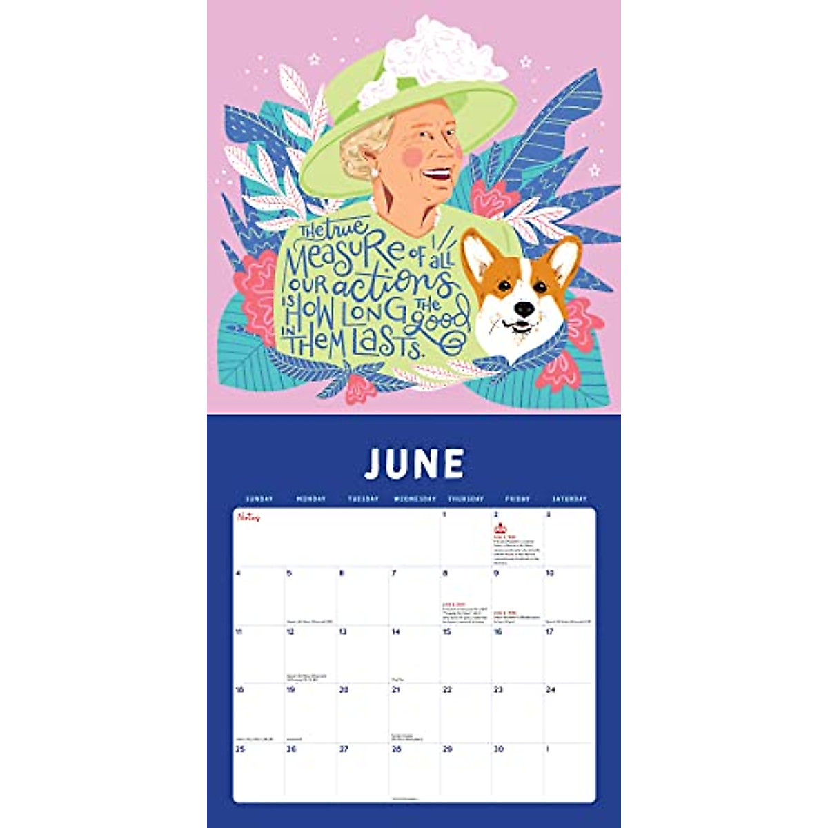 2023 The Legacy of Her Majesty Queen Elizabeth II Wall Calendar: A Yearlong Tribute to a 70-Year Reign (12-Month Art Calendar)