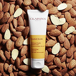 Clarins Comfort Scrub | Award-Winning | Nourishing, Oil-Infused Face Scrub With Sugar Microcrystals | Gently Exfoliates and Soothes | Paraben-Free | SLS-Free | Mineral Oil Free | Normal To Dry Skin