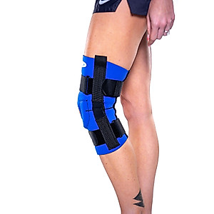 Nevin Sports Med Sports Knee Brace (Blue, Large)