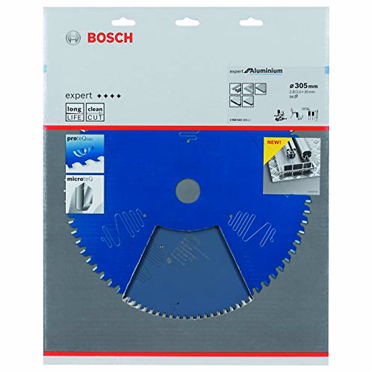 Bosch Professional 2608644115 Circular Saw Blade Expert for Aluminium-Outer Diameter 305 mm-Bore Size 30 mm-96 Teeth