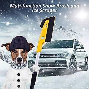 Ritanish Car Snow Brush and Ice Scraper 2 in 1 Snow Remover New Detachable Snow Shovel Clean Tools for Car Truck SUV Windshield