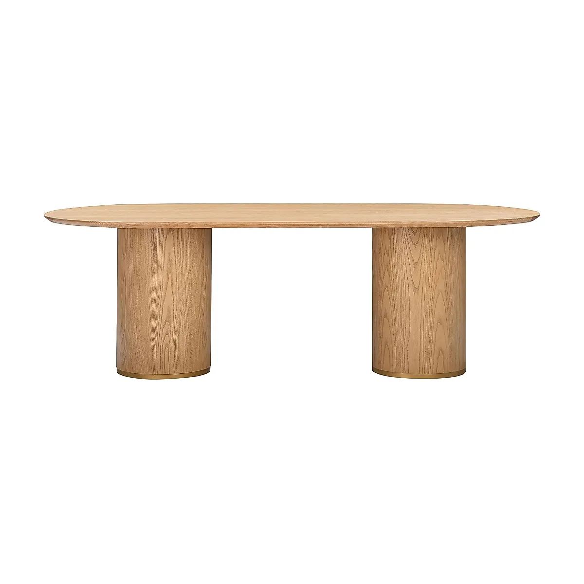 Tov Furniture Brandy Natural Ash Wood Oval Dining Table