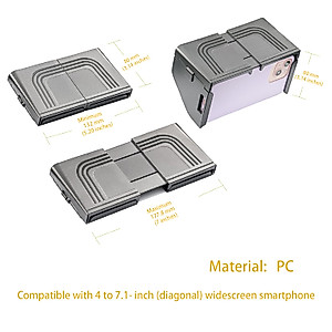 WANPOOL Universal Foldable Sun Shade Visor for Drone Controller Mobile Phone - Anti-Glare, Stable Fit, Easy Installation