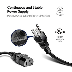 CASIMY 19.5V AC Adapter Compatible with Sony X900E XBR-49X900E XBR-55X900E XBR-49X805E XBR-55X800E BRAVIA KD-50SD8005 KD-55SD8505 KD55SD8505B KD55SD8505BU 4K Smart LCD TV Power Supply Cord Charger