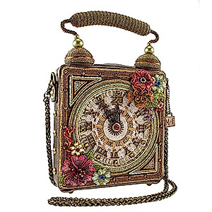 Mary Frances Time of Your Life Top Handle Clock Handbag, Multi
