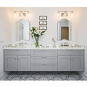 ABRADZ Bathroom Wall Decor Rustic Wood Farmhouse Bathroom Wall Decor Country Bathroom Decor Bathroom Sign & Plaque (Set of 3) Wash Your Hands Brush Your Teeth Comb Your Hair Bathroom Decorations