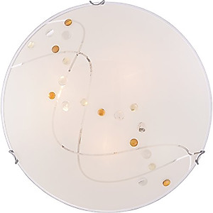 Quoizel Stellar 3-Light Polished Chrome Flush Mount Light