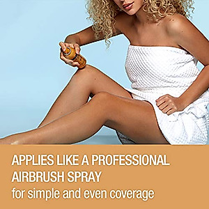 Neutrogena Micromist Airbrush Sunless Tanning Spray, Gradual Sunless Indoor Tanner with Witch Hazel, Alcohol-Free, Oil-Free & Non-Comedogenic Formula, Medium Intensity, 5.3 oz