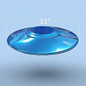 Patio Heater Replacement Dome, Propane Heat Reflector Shield Top for Outdoor Heaters