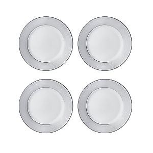 Mikasa Percy 20-Piece Porcelain Dinnerware Set, Service for 4, Grey