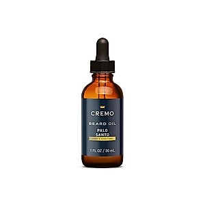 Cremo Beard Oil, Palo Santo (Reserve Collection), 1 fl oz - Restore Natural Moisture and Soften Your Beard To Help Relieve Beard Itch