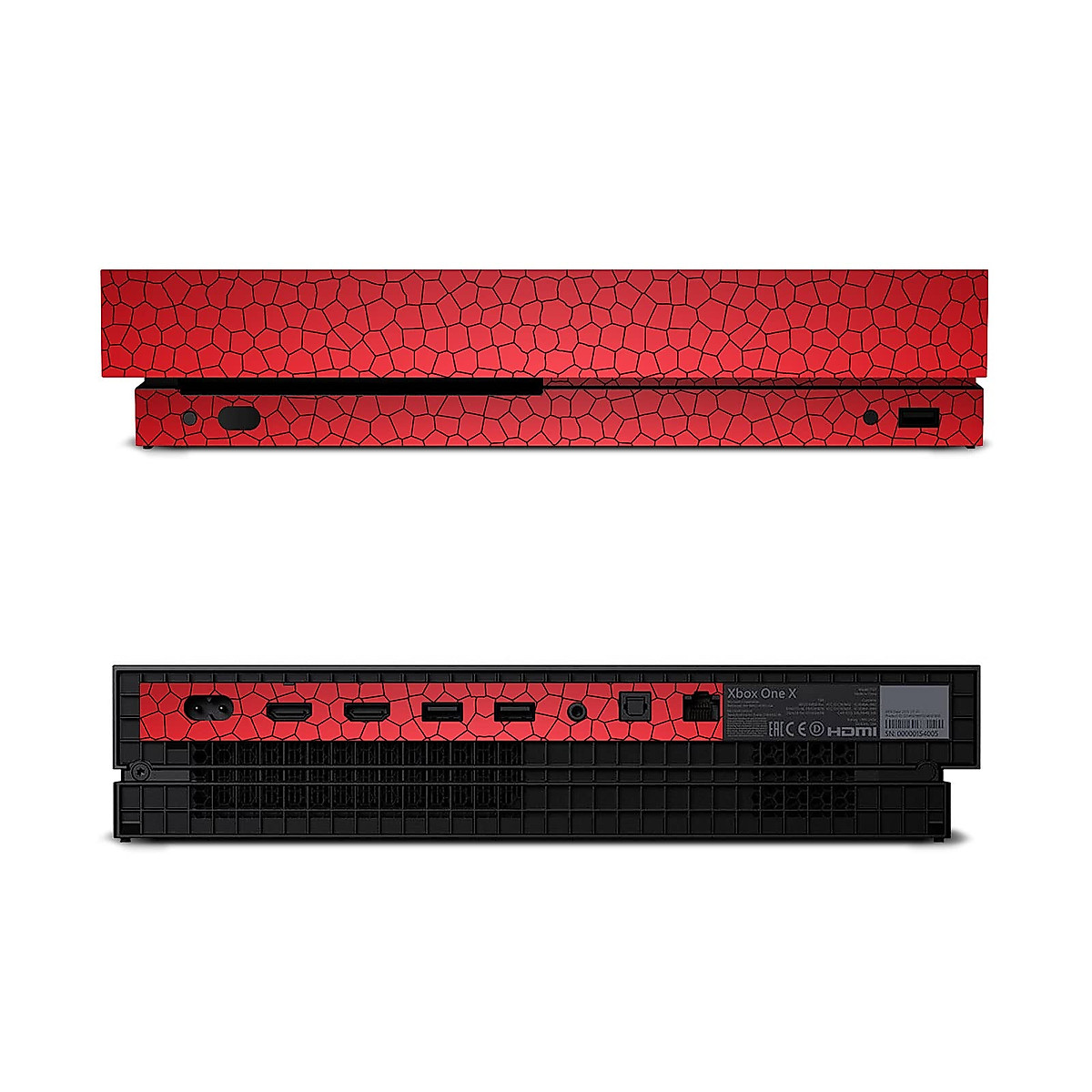 Head Case Designs Officially Licensed Liverpool Football Club Crest Red Mosaic Art Vinyl Sticker Gaming Skin Decal Cover Compatible with Xbox One X Console