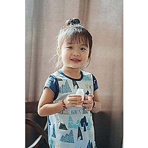 BapronBaby Adventure Awaits Bapron - No Neck Tie Safer Bib for Baby & Toddler - Soft Waterproof Stain Resistant - Machine Washable - Sz Baby/Toddler 6m-3T