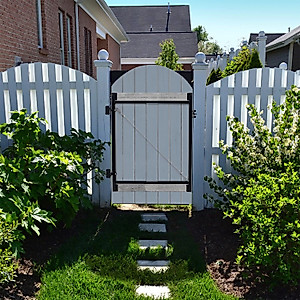 Adjust-A-Gate 2 Way Lockable Easy to Install Steel Frame Gate Latch with Installation Building Kit and Telescoping Bars (2 Pack)