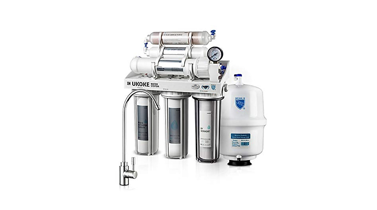 Ukoke 6-Stage RO Water Filter System - Clean & Alkaline