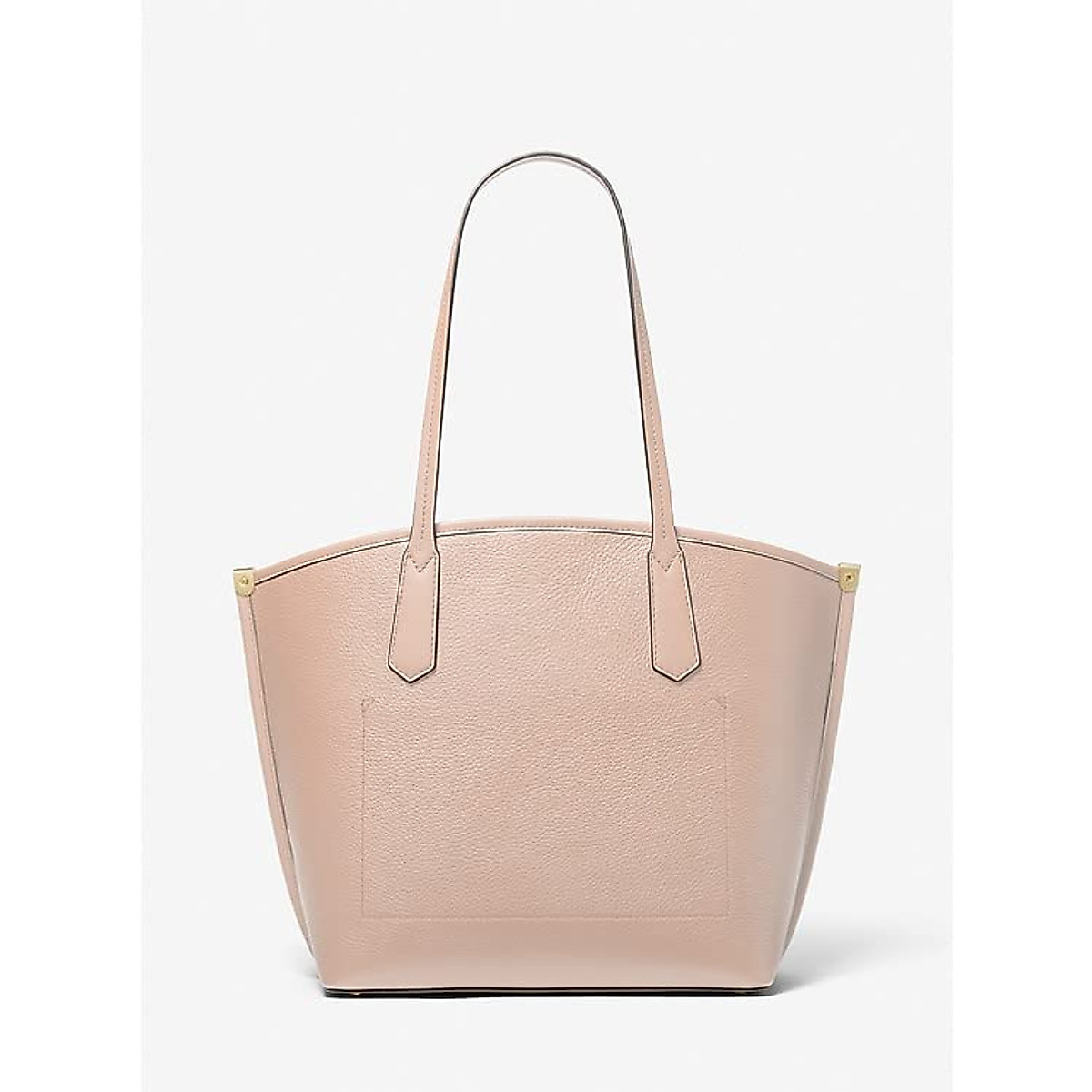 Michael Kors Jane Large Pebbled Leather Tote Bag (Soft Pink)