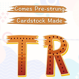 VILIFEVER Trick or Treat Banner for Halloween Party Decorations, Spooky Candy Garland Bunting Wall Home Decor Halloween Theme Baby Shower Birthday Party Supplies Office Classroom Decorations