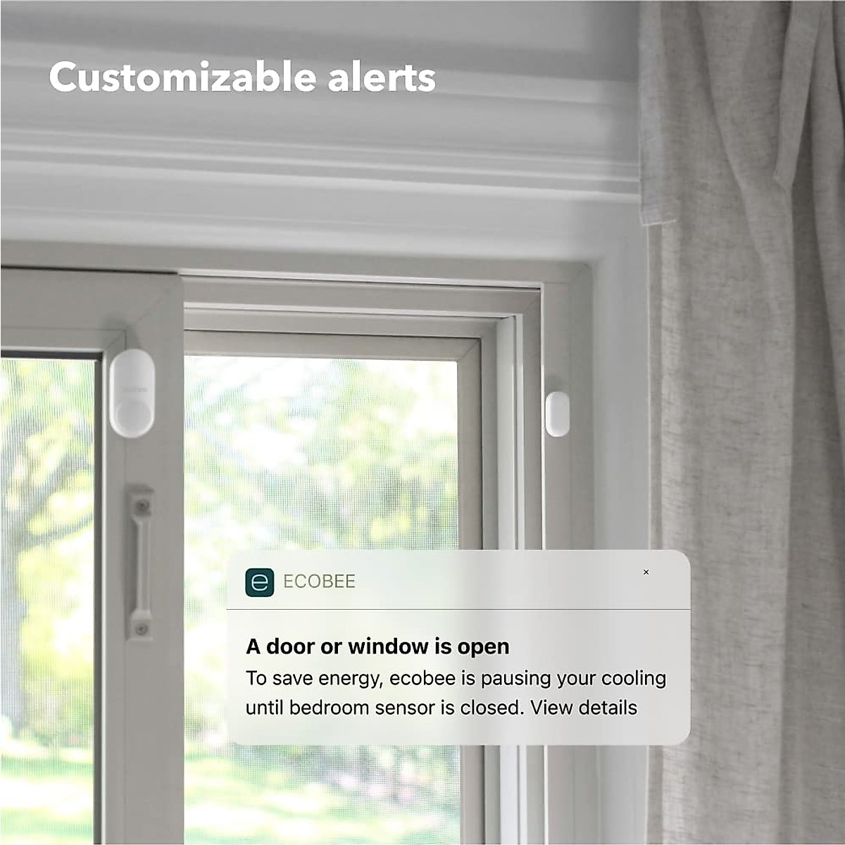 ecobee SmartCamera with Whole Home Sensors Bundle with ecobee Smart Camera Indoor WiFi Security Camera, 2 Pack SmartSensor for Doors & Windows, and ecobee SmartSensor 2 Pack. Smart Home - Compatible with ecobee Smart Thermostats for Home, Wifi Contact Sen