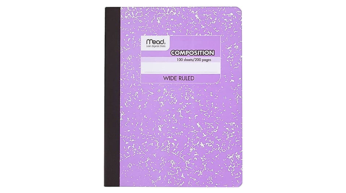 Mead Composition Book 6 Pack - Pastel Color Notebooks