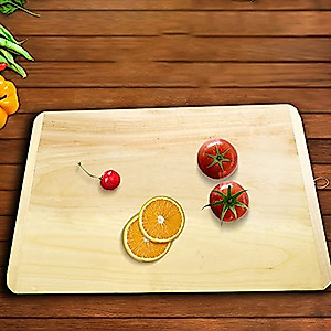 GULRUH Wood Cutting Boards for Kitchen, Thick Wooden Cutting Board for Kitchen, with Handle, Durable and Simple to Clean, can Cut Fruit, Meat