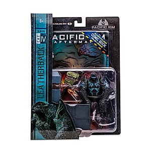 Pacific Rim McFarlane Toys Leatherback (Kaiju) 4" Scale Figure Playset with Comic