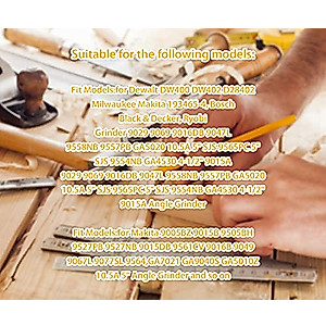 Angle Grinder Flange Nut for Dewalt Ryobi Milwaukee Makita Black & Decker 193465-4 224399-1 224568-4 Metal Lock Nut Kit (2/Pack)