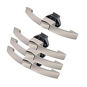 Button Latch Lock,Cupboard Cam Lock, 4 PCS,Push Lock Latch Door,Pop Up Knob Button Catch Lock,Door Lock Catch Zinc Alloy Pop Up Cupboard Door Knob Latch Fit 14mm-16mm Thickness Cabinet Boat Horsebox C