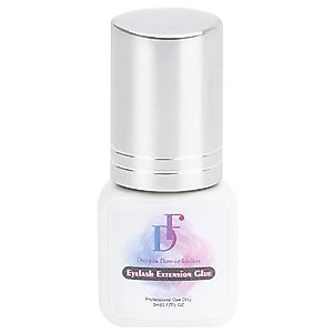 DF touchjoy Lash Extension Glue, 0.5S Dry Time Lash Glue for Eyelash Extensions 8-9 Weeks Retention Long Lasting Lash Glue-Only Professional Use-Black (5ML)