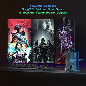 Intel NUC, Intel NUC 10 Mini PC, Frost Canyon NUC10i5FNHN, Win11 Pro Mini Computer, Intel Core i5-10210U,Up to 4.2GHz Turbo,4 core,25W Intel UHD Graphics, WiFi6, Thunderbolt 3(8 GB RAM+256 GB SSD)