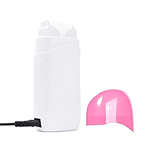 Portable Wax Warmer for Hair Removal, Electric Roll On Wax Heater Home Depilatory Waxing Kit for Women and Men, by IeBilif (Pink)