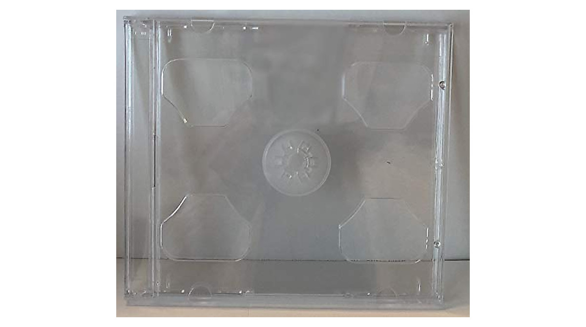 Buy 10 Clear Double CD Jewel Cases - Premium Quality