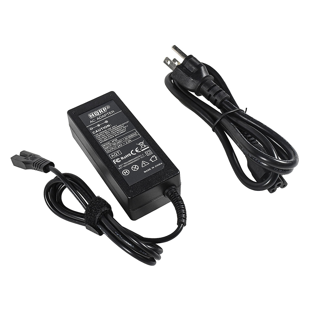 HQRP AC Adapter Compatible with Miko MMF-01C MMF-O1C MMF01C BEL-FM-01 YH-3318G, Kendal S16 S17 Shiatsu Foot Massager YOISHO Power Supply Cord Adaptor