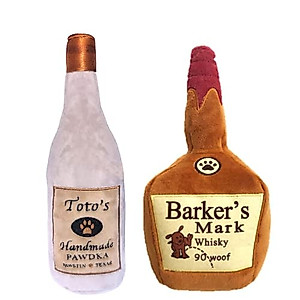 Huxley & Kent Toto's Pawdka and Barker's Mark Plush Dog Toys (Large)