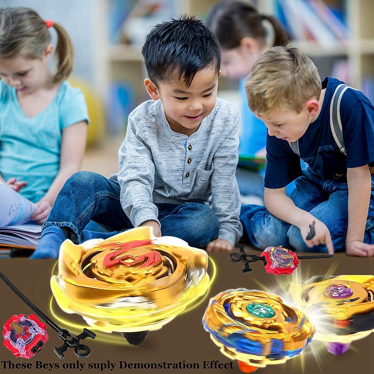 Bey Battle Burst Blade Evolution B-129 Booster Cho-Z Achilles.00.Dm Red Sparking Left & Right Launcher Handle Starter Set Gaming Battling Top Turbo GT God Bay Lr Bey launcher Spinning Toy Gift for Boy