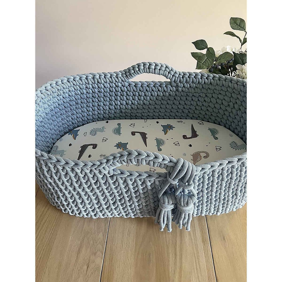 Crochet Baby Moses Bassinet