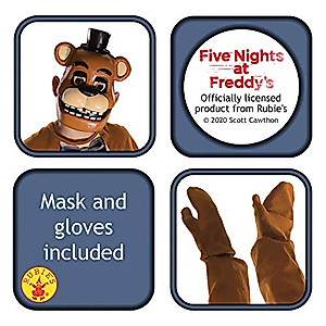 Rubie's Five Nights Child's Value-Priced at Freddy's Freddy Costume, Large, Brown