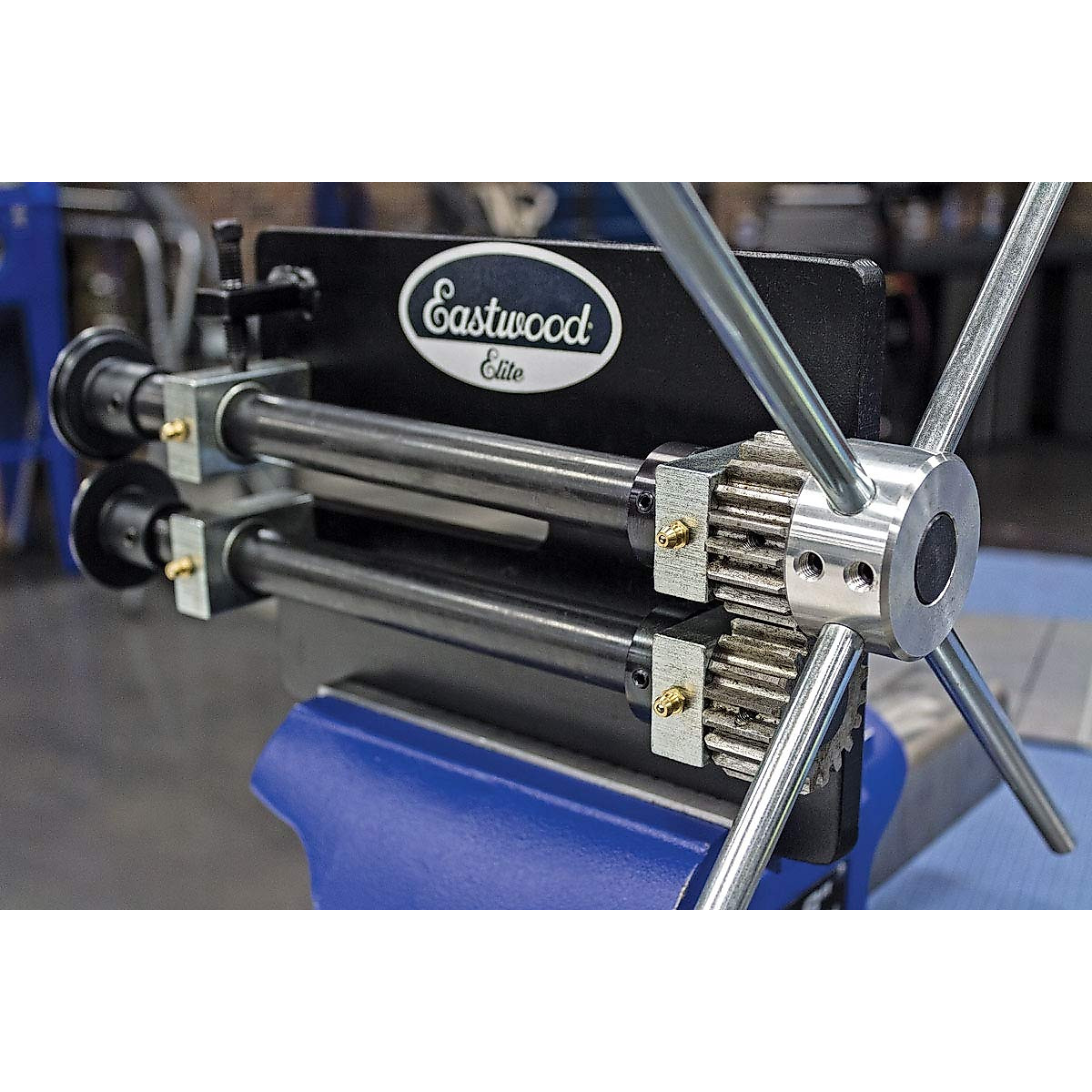 Eastwood Elite 8In Heavy Duty Bead Roller Durable Design 22Mm Shaft Create Panel Ribs Shape Edges Die Set Included