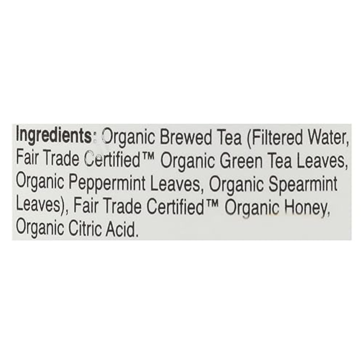 Eat The Change Just Ice Tea Organic Moroccan Mint Green Tea, Kosher, 16 Fluid Ounces (Pack Of 12)