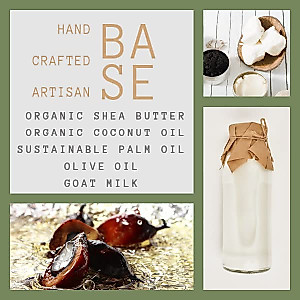 Salo Soap's Natural Womens Bar Soap Body Wash with Goat Milk Soap, Almond, Coconut Oil, Olive Oil, Shea Butter, for an all natural body wash, face soap for women and womens body soap bars.