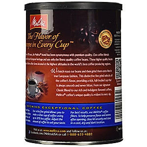 Melitta Classic Blend Medium Roast Ground Coffee, 11-Ounce (Pack Of 4)